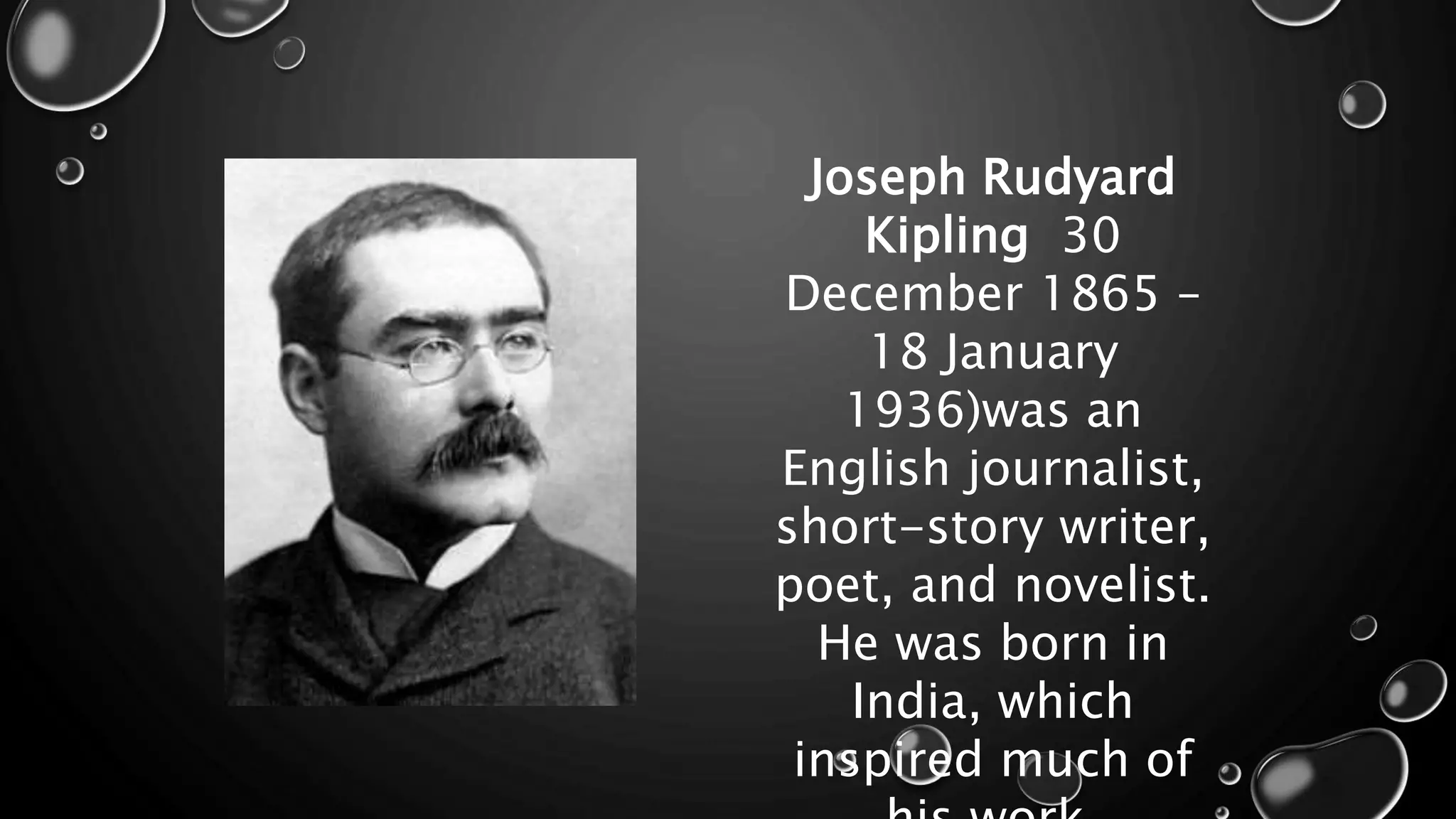 Rudyard kipling | PPT
