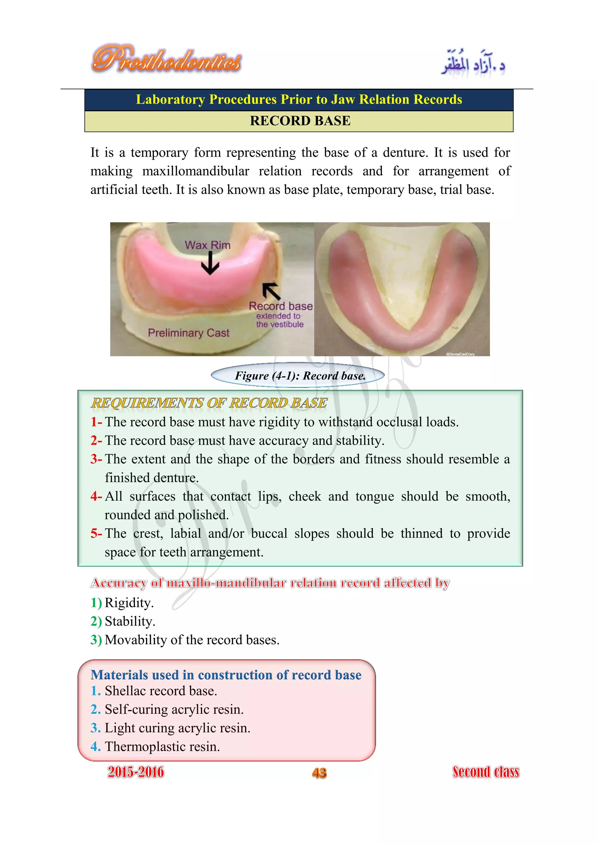 Complete denture prosthodontics 2016 | PDF