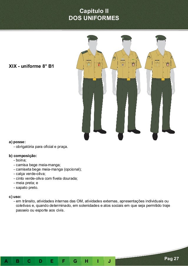 RUE - Capítulo II - Dos Uniformes