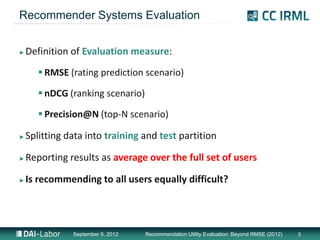 Modeling Difficulty in Recommender Systems | PPTX | Search | Internet