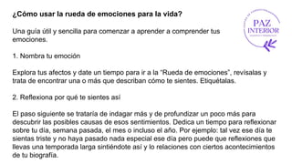 Rueda de las Emociones , aprender a reconocer las emociones | PDF