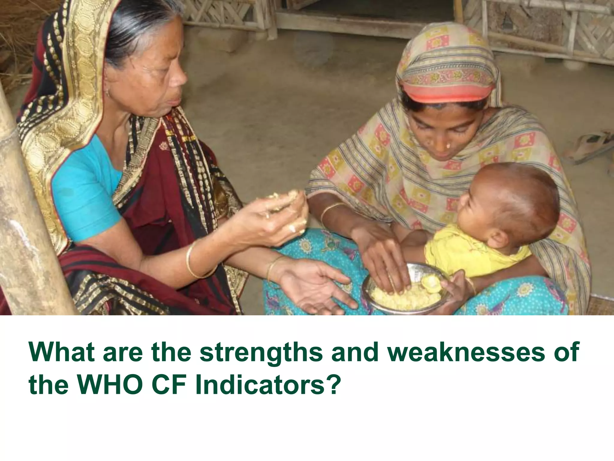 Measuring Infant and Young Child Complementary Feeding Practices | PPTX