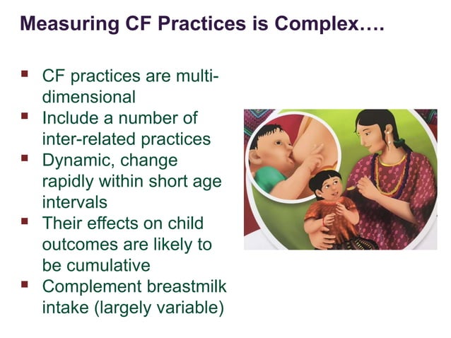 Measuring Infant and Young Child Complementary Feeding Practices | PPTX