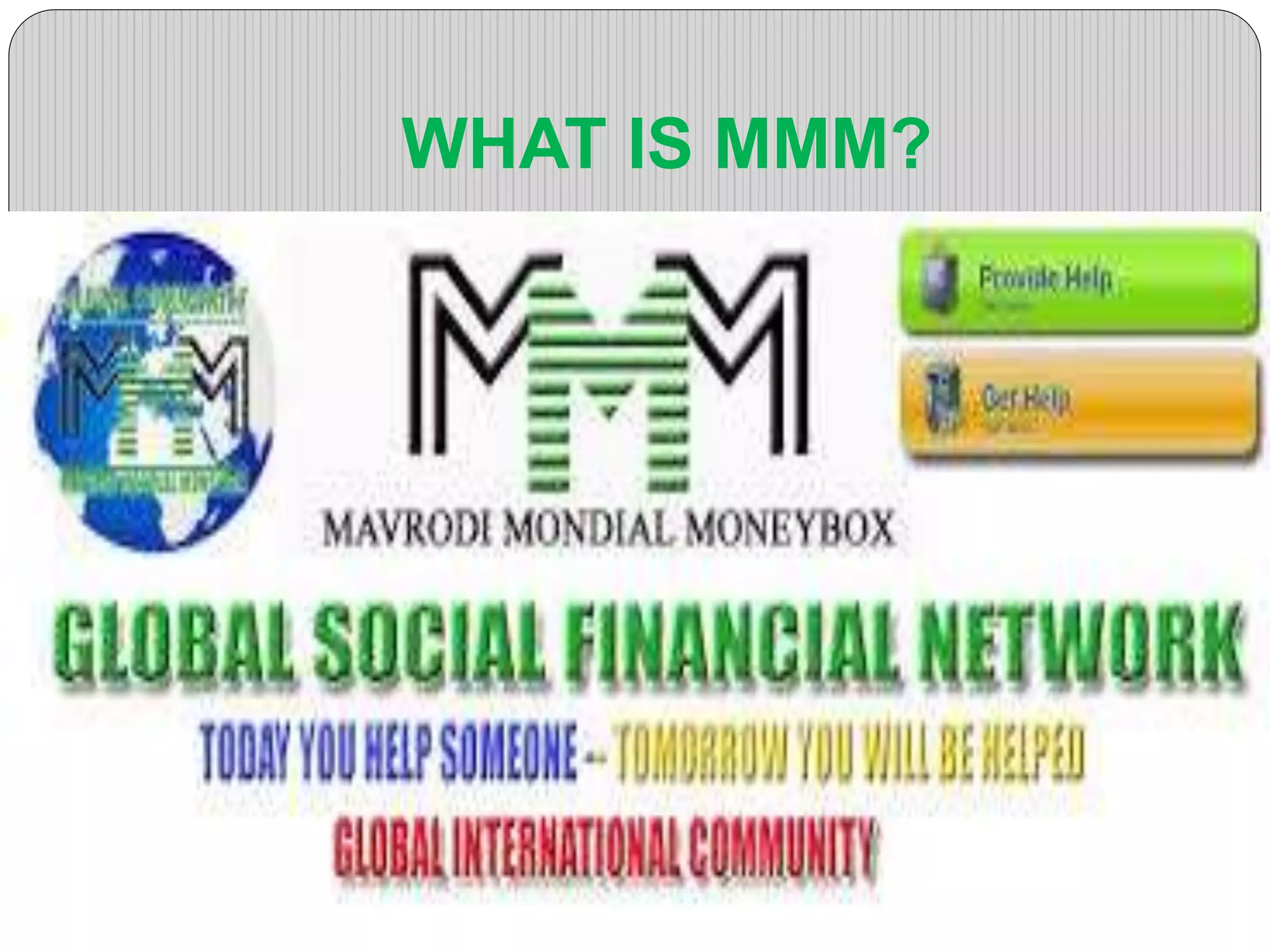 MMM GLOBAL Ruels and idology | PPTX