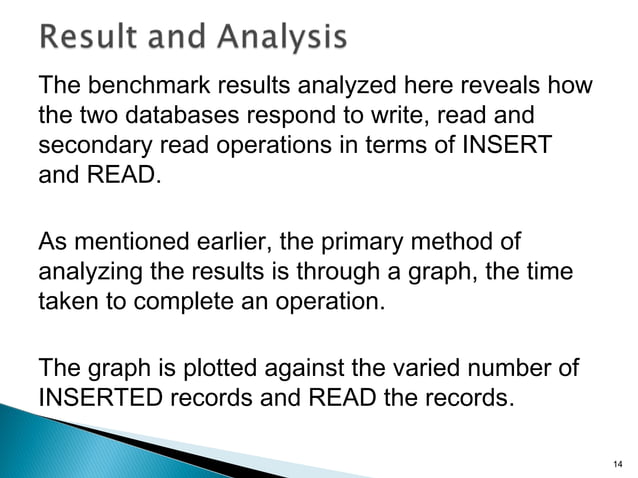 Performance Analysis Between Sql Ans Nosql Ppt