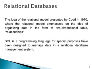 performance analysis between sql ans nosql | PPT