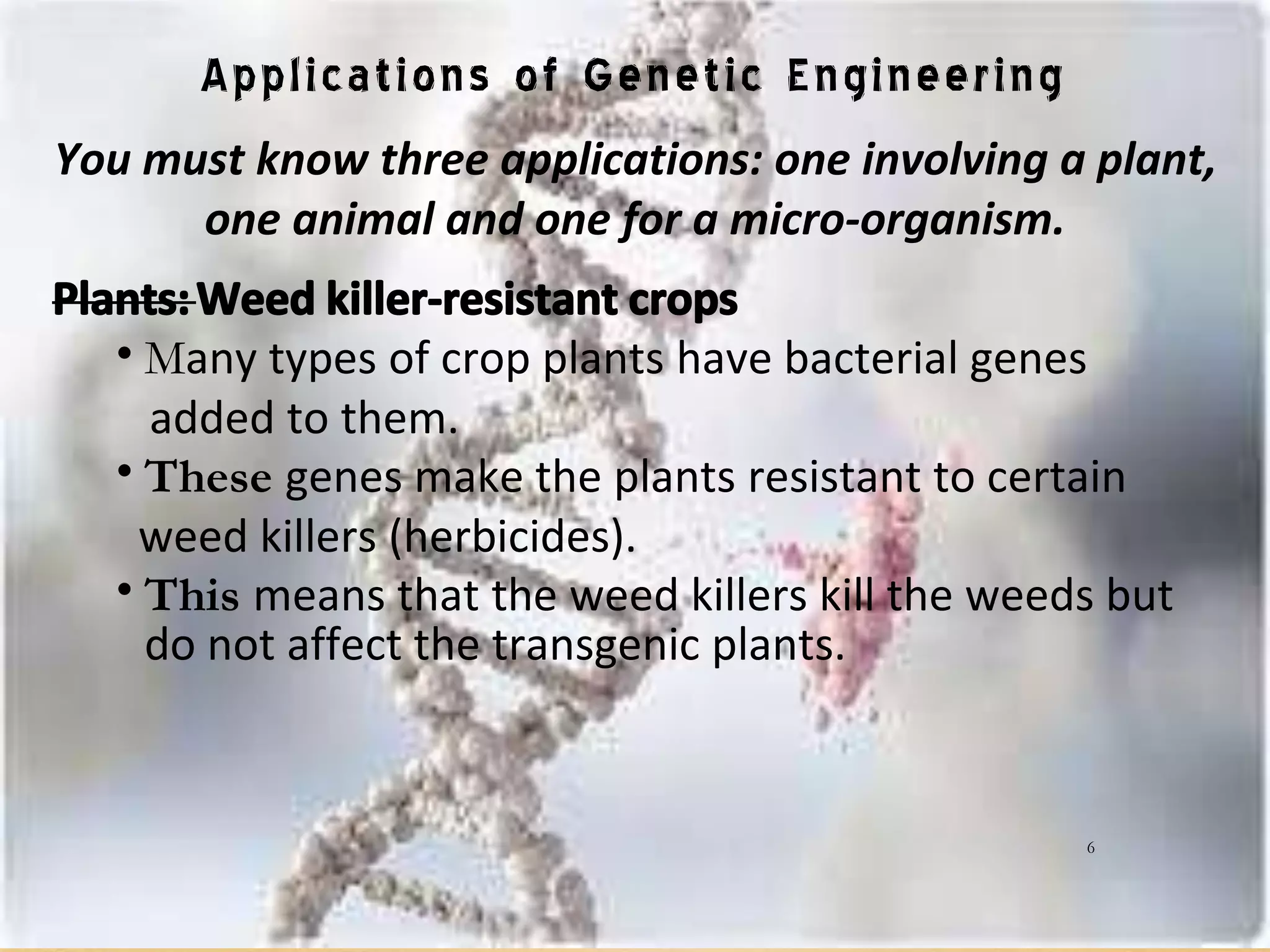 Genetic Engineering Tools and Techniques | PPTX