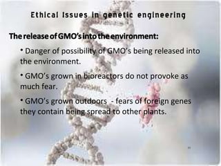 Genetic Engineering Tools and Techniques | PPT