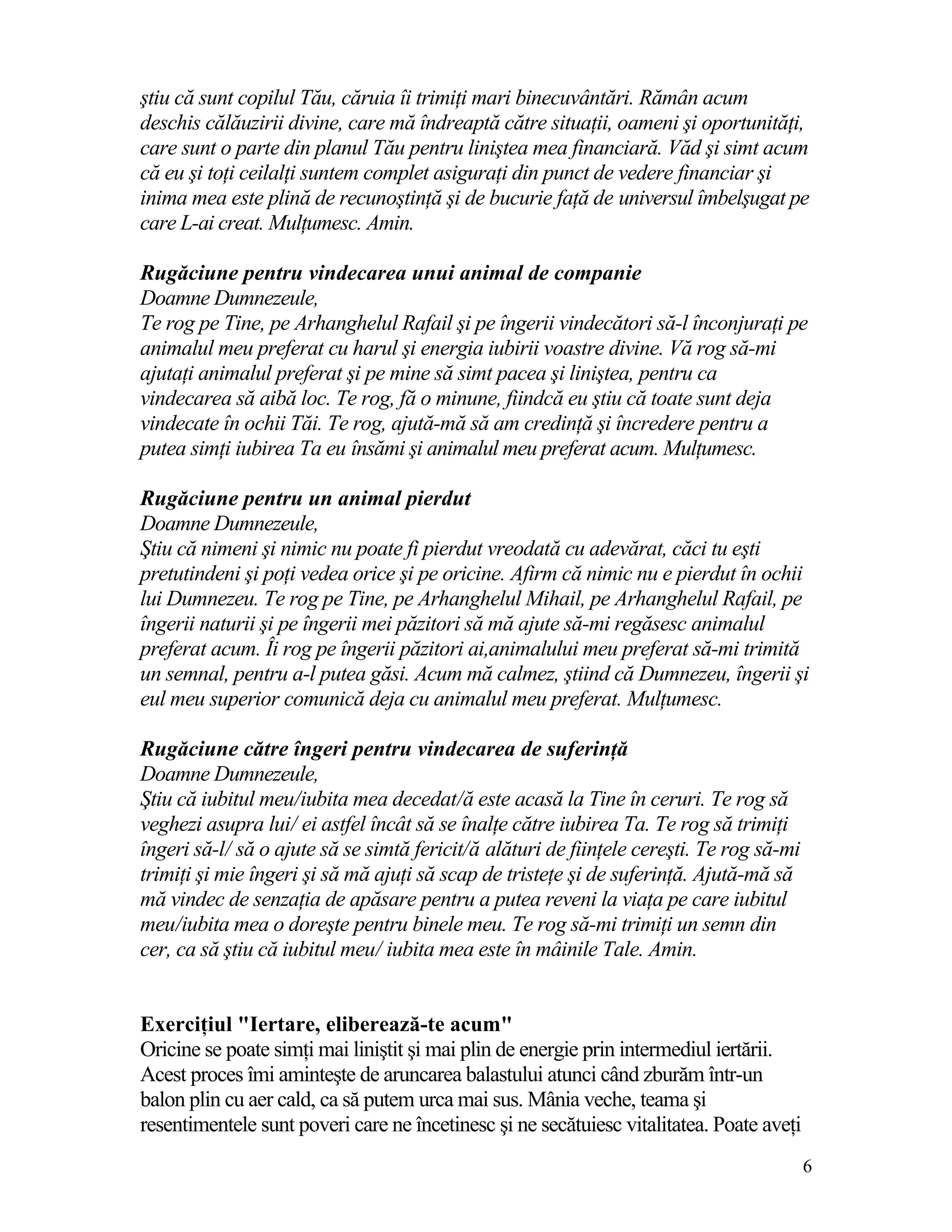 Rugaciuni doreen virtue | PDF