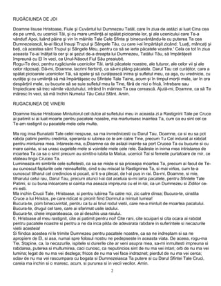Rugaciunile Saptamanii | DOC