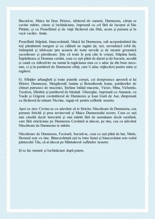 Rugăciunea Maicii Domnului - Milostivirea | DOCX