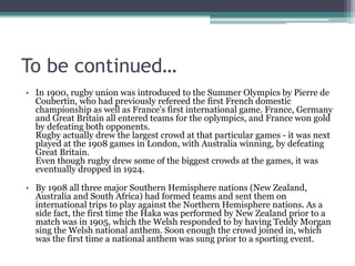 Rugby and it's history | PPTX