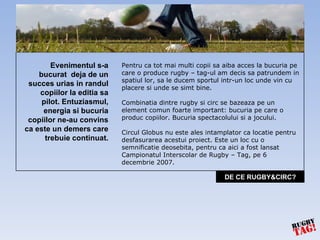 Rugby Tag Circ | PPT