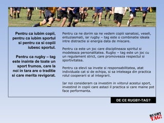 Rugby Tag Circ | PPT
