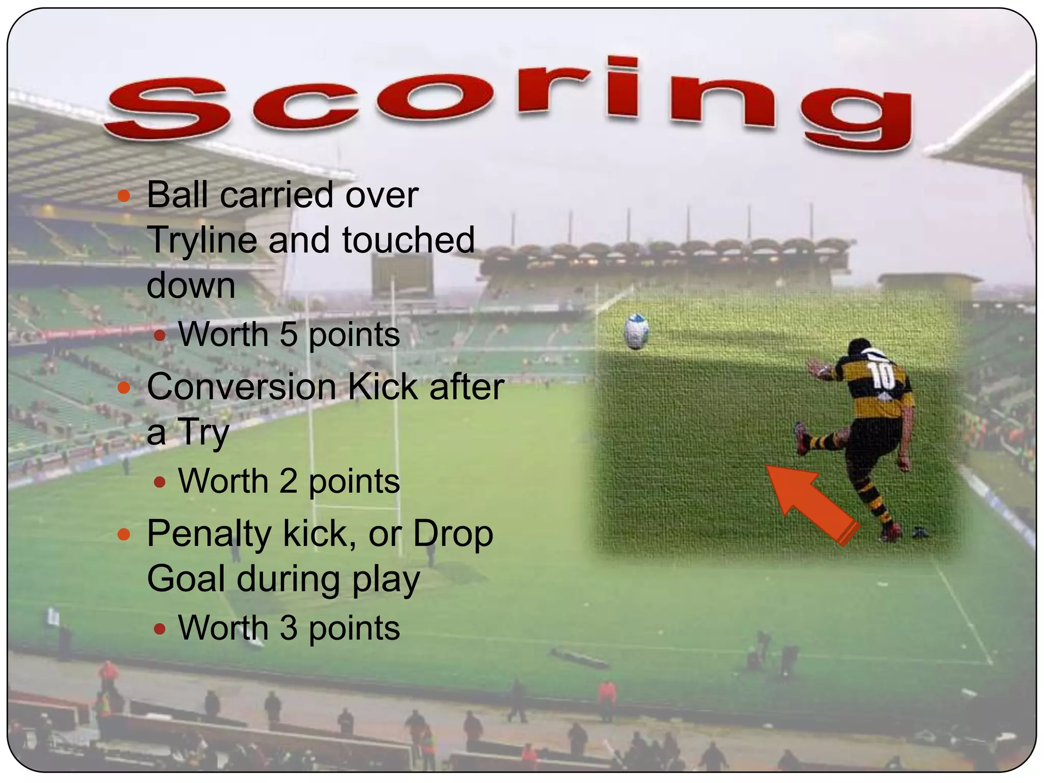 Rugby basic rules and terminology | PPTX