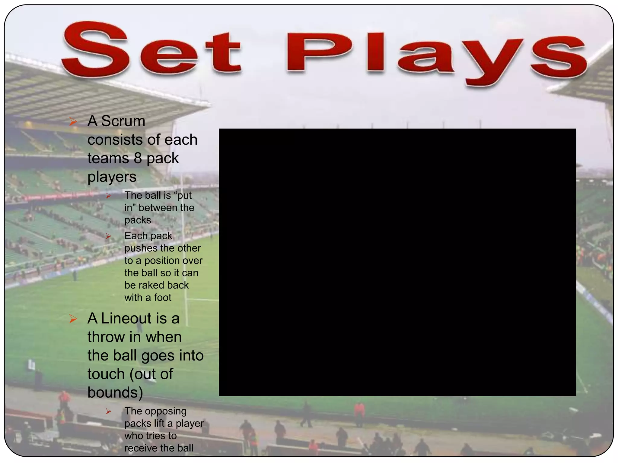 Rugby basic rules and terminology | PPTX