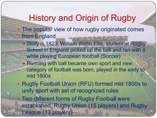 Rugby basic rules and terminology | PPTX