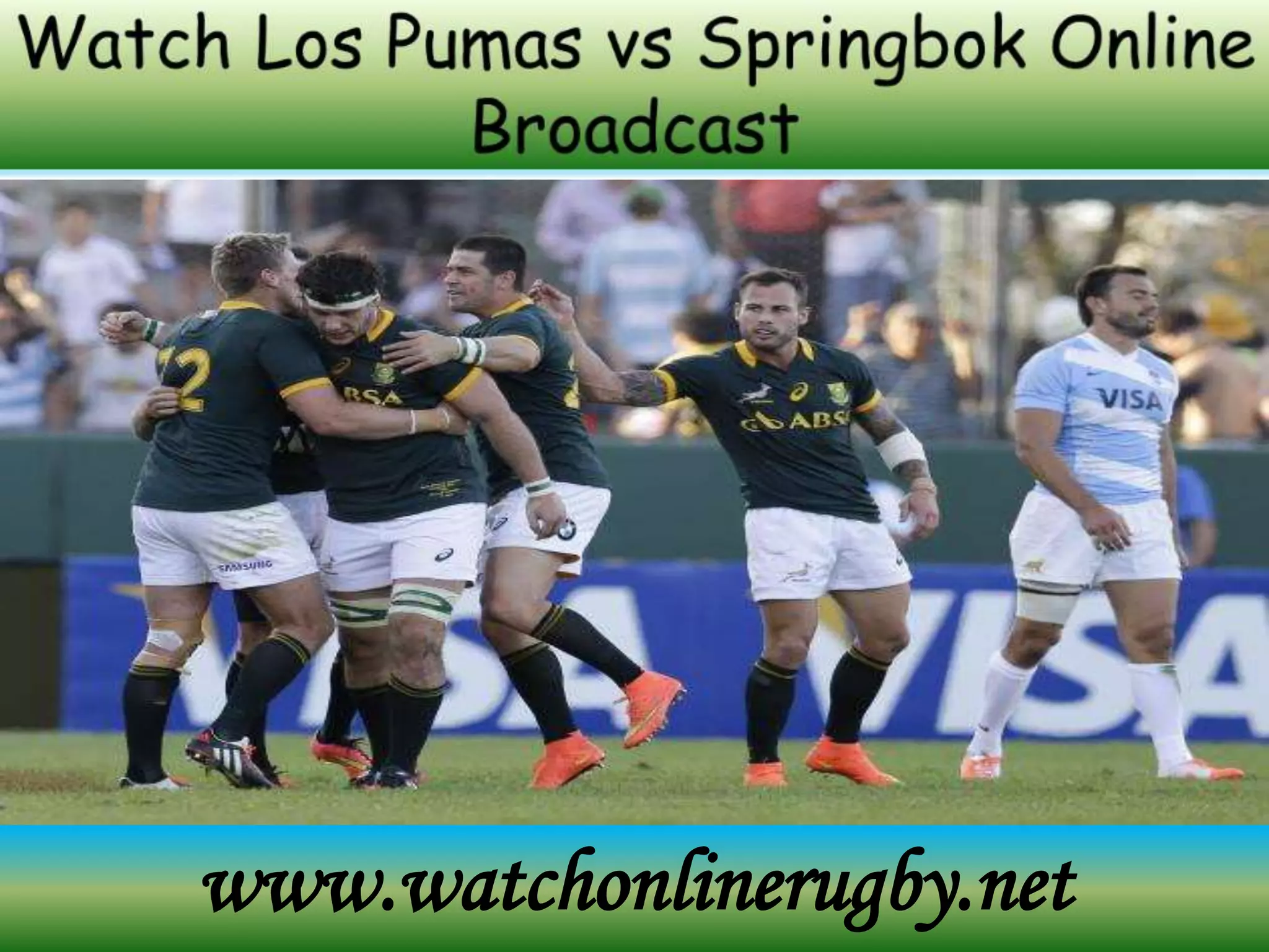 Rugby championship los pumas vs springbok | PPTX