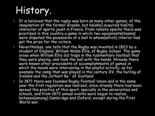 The Rugby | PPT