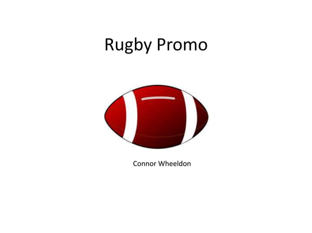 Rugby promo | PPT