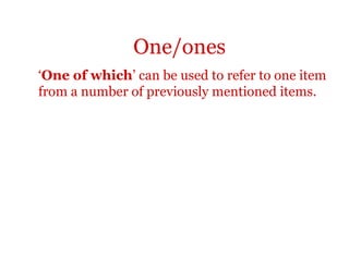 Cohesion: Reference Words | PPT