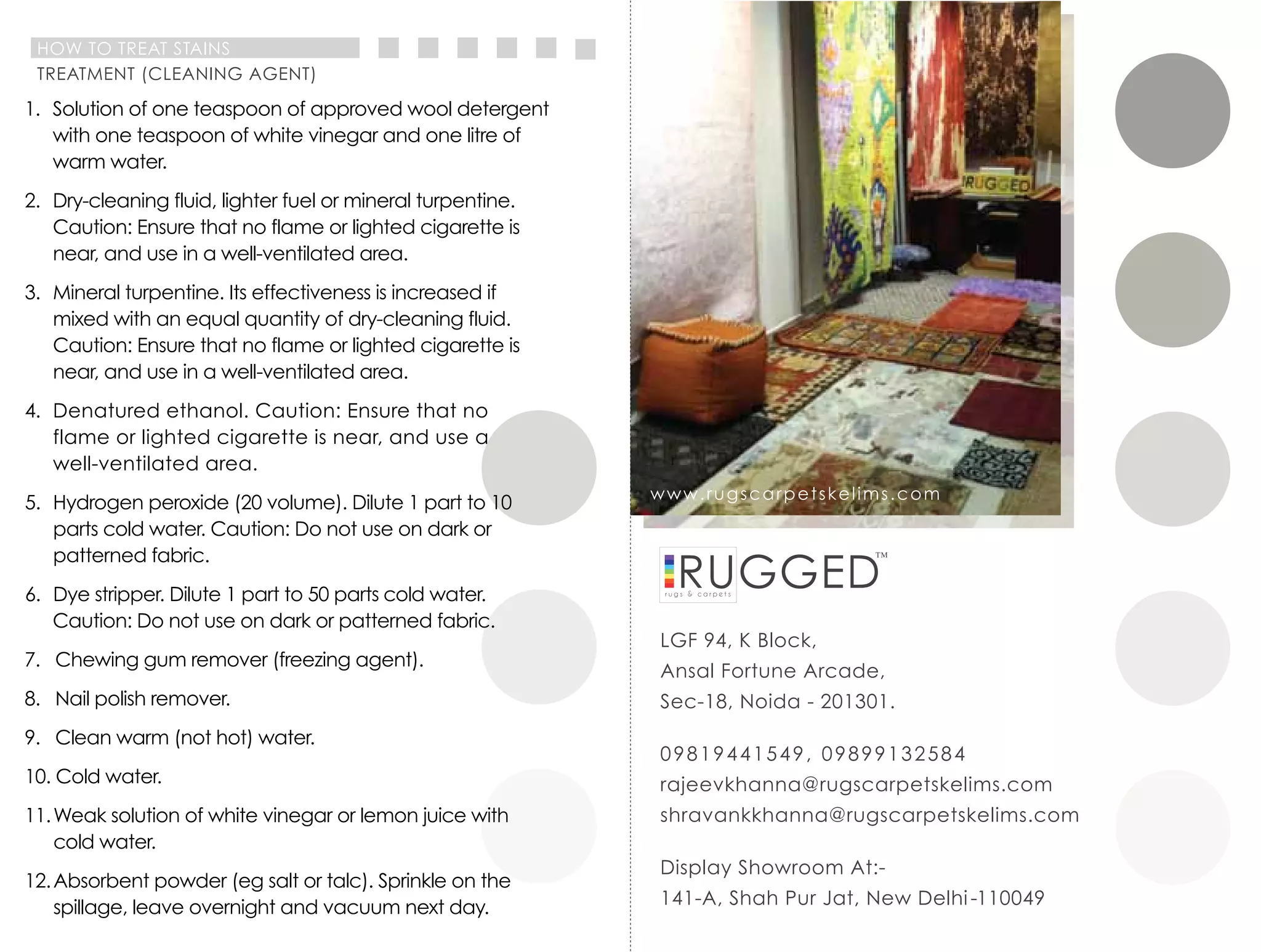 Tips to clean remove stains and take care of your Rug and Carpets!Love ...