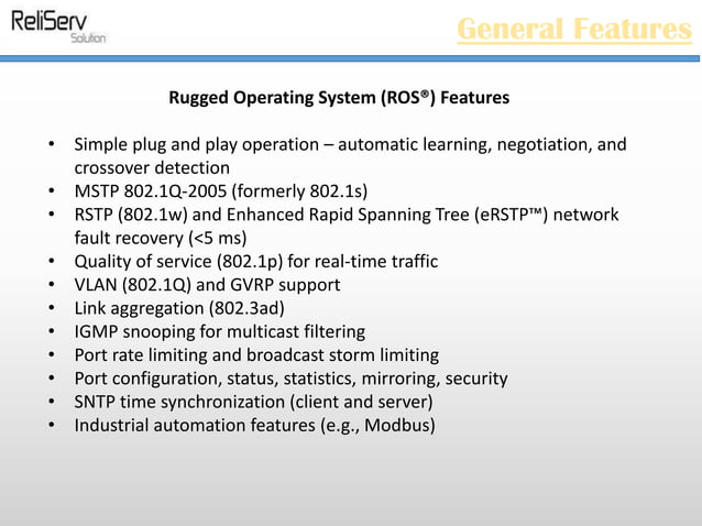 RUGGEDCOM M2100 rack switch | PPT