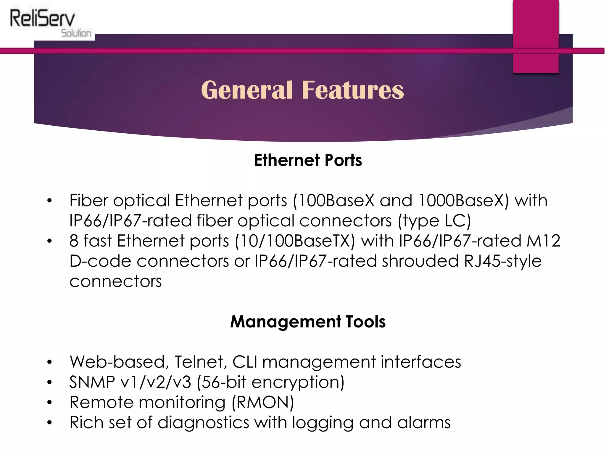 Ruggedcom m969 compact switch | PDF