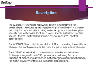 Ruggedcom mx5000 re | PPT