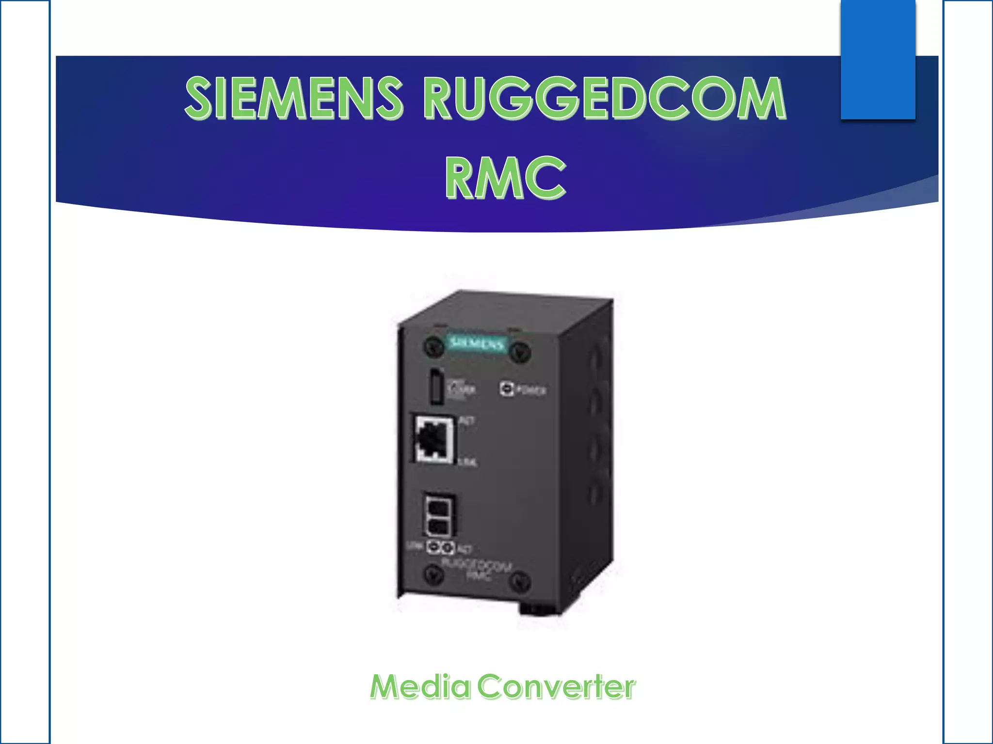 Ruggedcom rmc media Converter | PDF