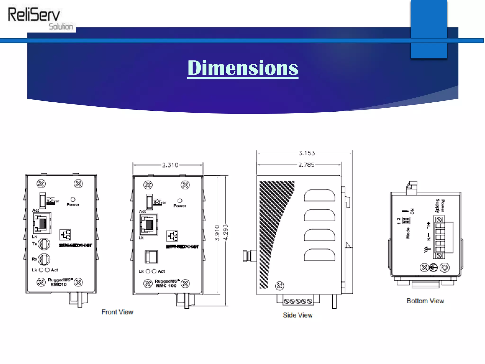 Ruggedcom rmc media Converter | PDF