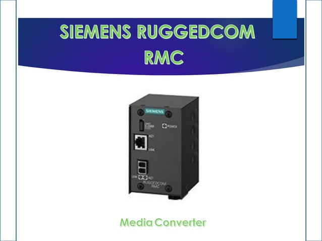 Ruggedcom rmc media Converter | PPT