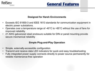 RUGGEDCOM RMC20 media converter | PPT
