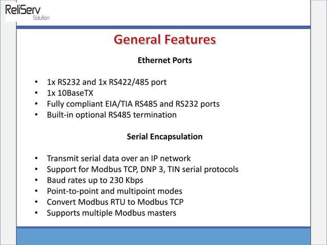 RUGGEDCOM RMC30 serial device server | PPT