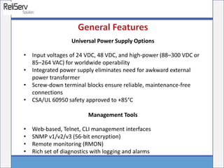 RUGGEDCOM RMC30 serial device server | PPT