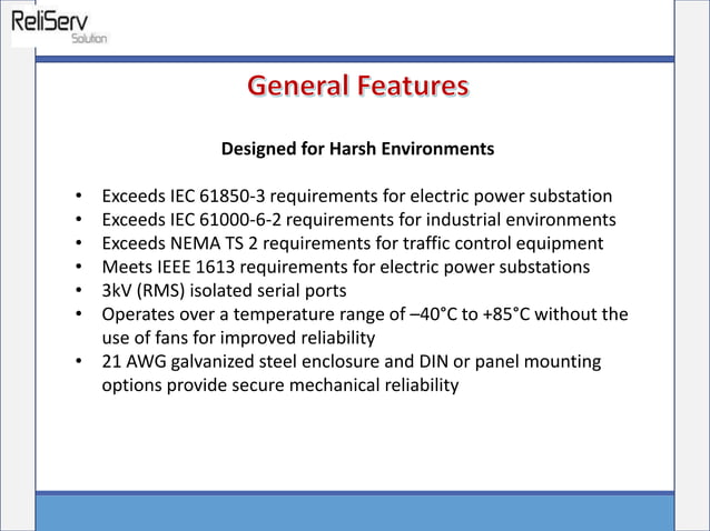 RUGGEDCOM RMC30 serial device server | PPT
