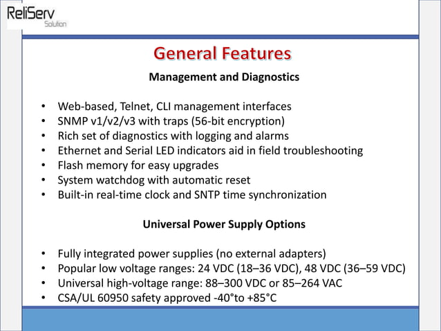 RUGGEDCOM RMC30 serial device server | PPT