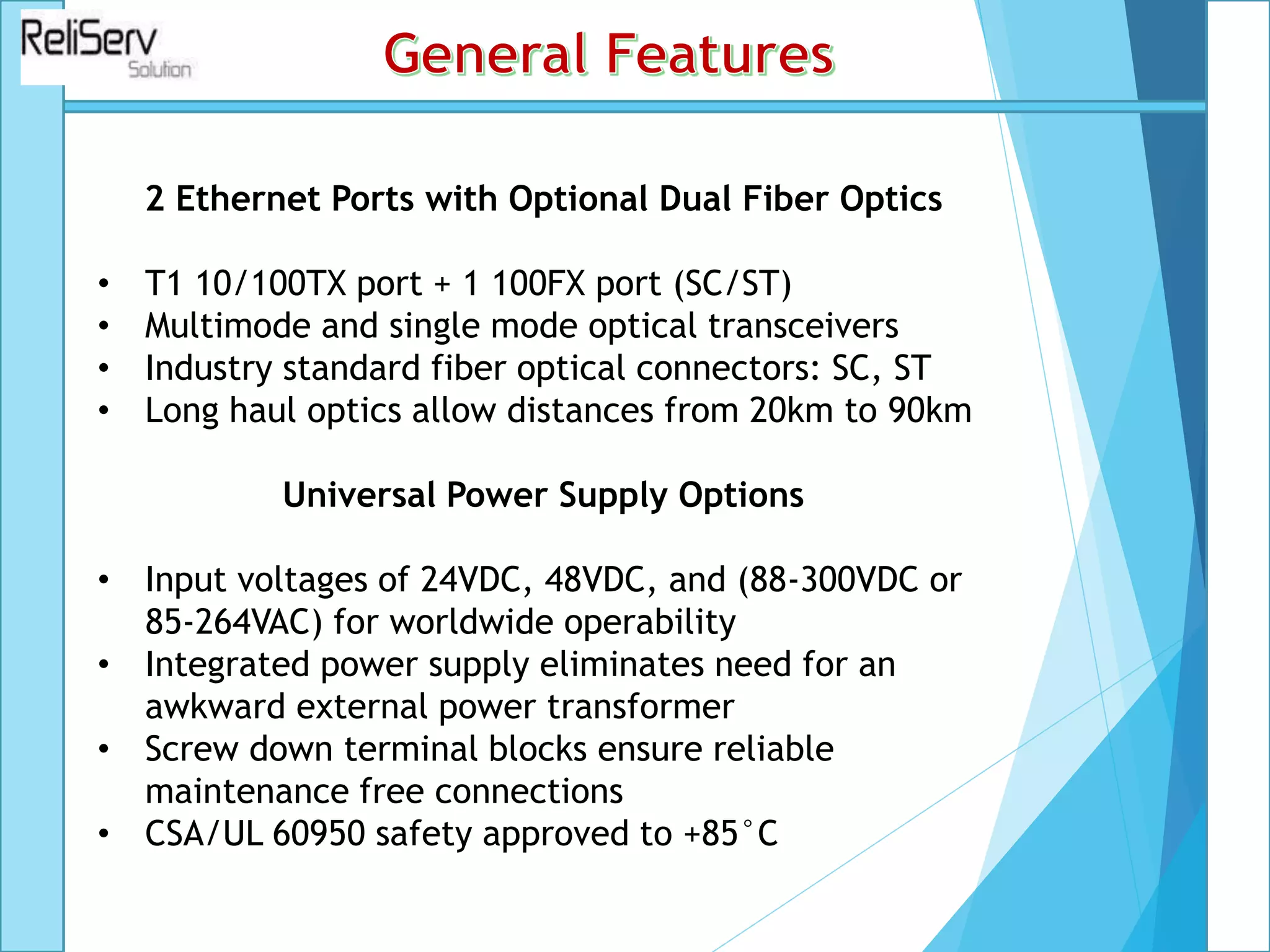Ruggedcom rmc41 media converter | PPT