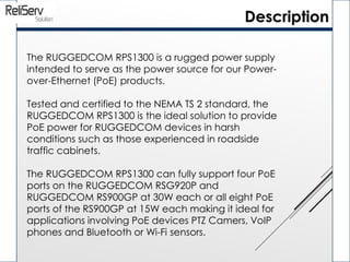 RUGGEDCOM RPS1300 accessories | PDF