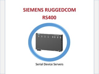 Ruggedcom rs400 serial device server | PPT