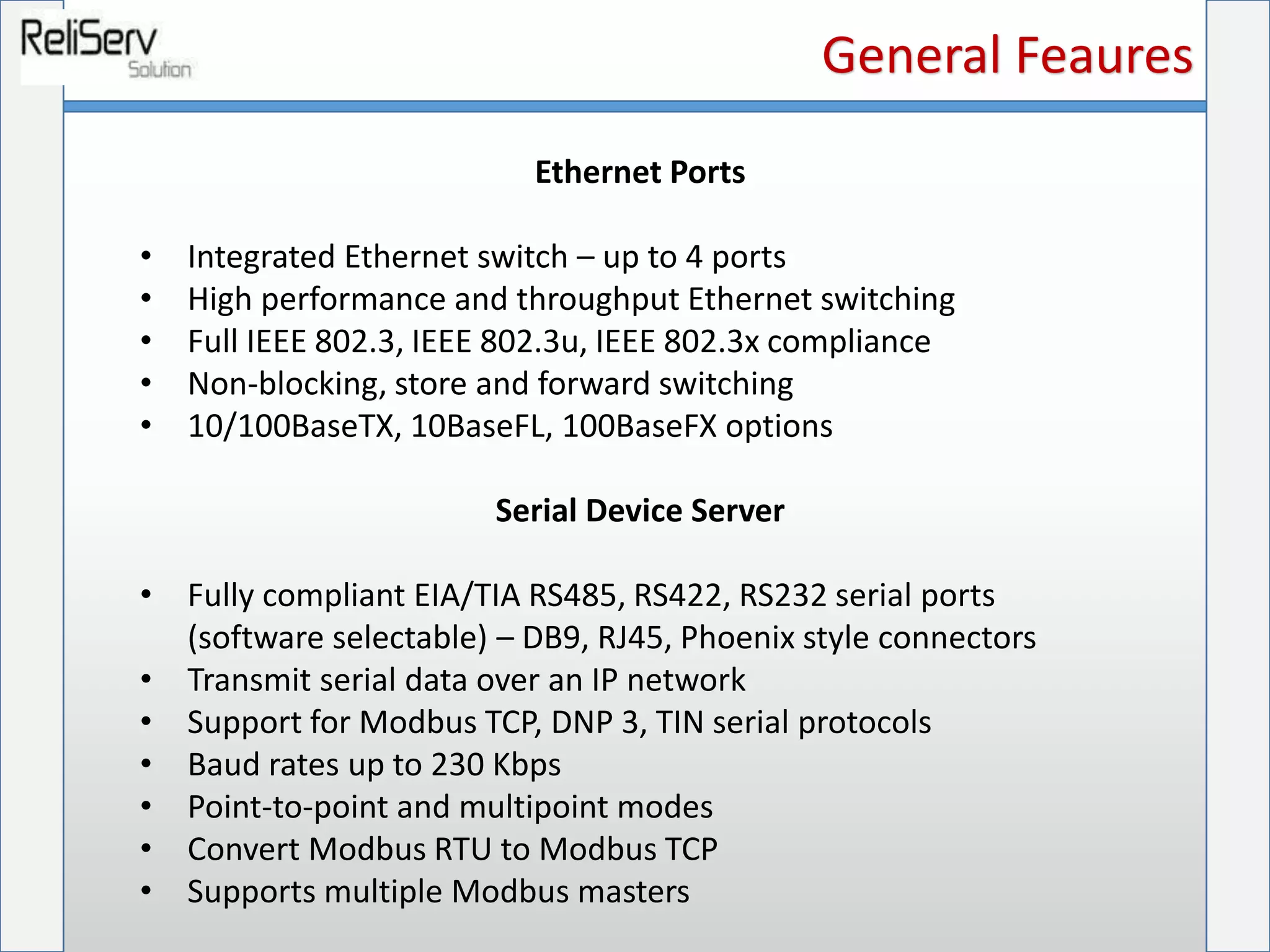 RUGGEDCOM RS401 serial device server | PDF | Computer Networking ...