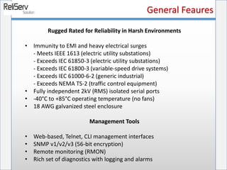 RUGGEDCOM RS401 serial device server | PDF | Computer Networking ...