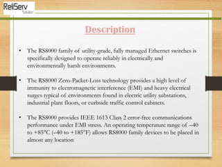 RUGGEDCOM RS8000 compact switch | PDF | Computer Networking | Computing
