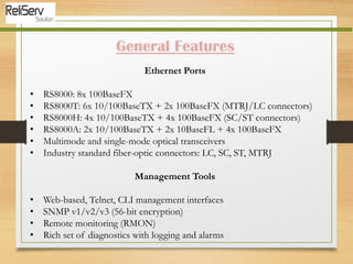 RUGGEDCOM RS8000 compact switch | PDF | Computer Networking | Computing