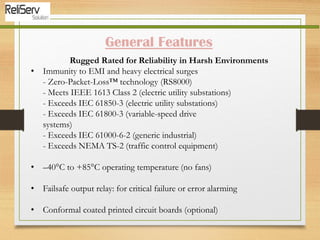 RUGGEDCOM RS8000 compact switch | PDF | Computer Networking | Computing