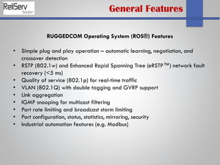 Ruggedcom rs900 | PDF