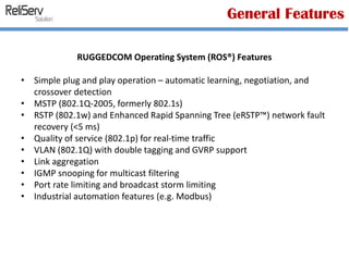 Ruggedcom Rs900G compact switch | PDF