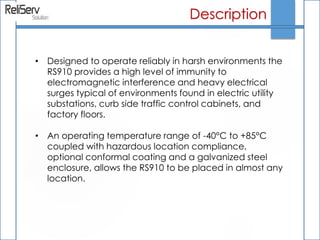 RUGGEDCOM RS910 serial device server | PPT