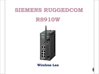 RUGGEDCOM RS910W wireless lan | PDF | Computer Networking | Computing