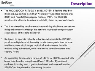 RUGGEDCOM RS950G compact switch | PPT
